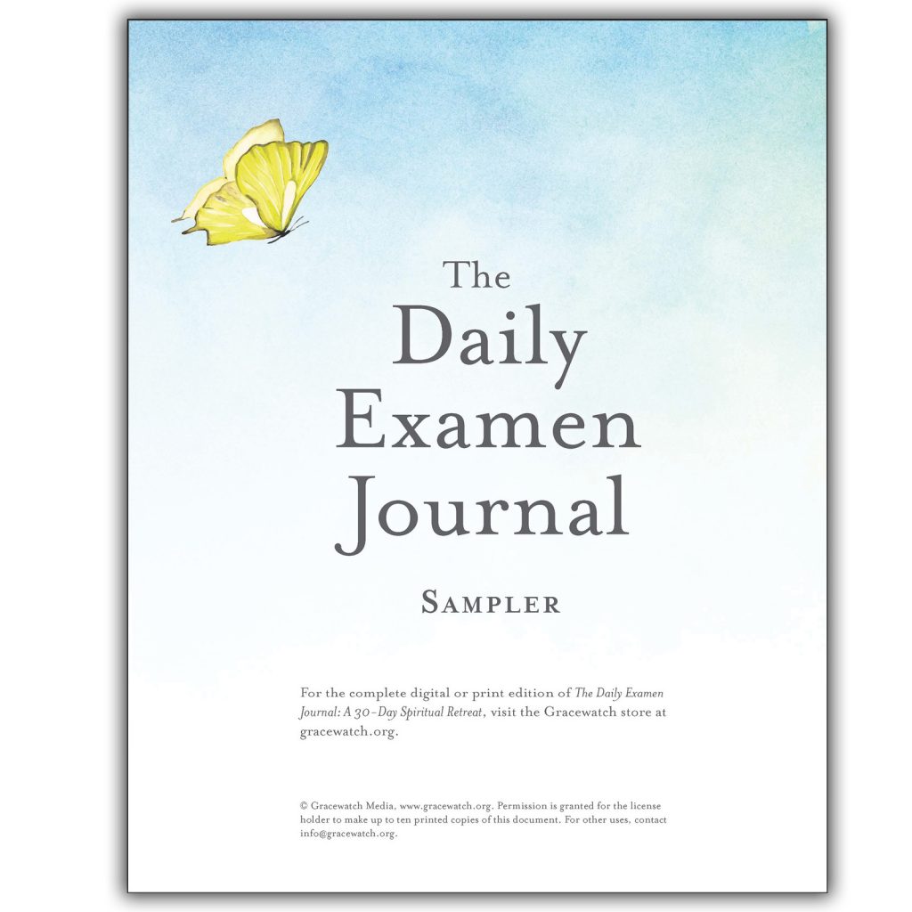 The Daily Examen Journal Sampler (Free PDF) – Gracewatch